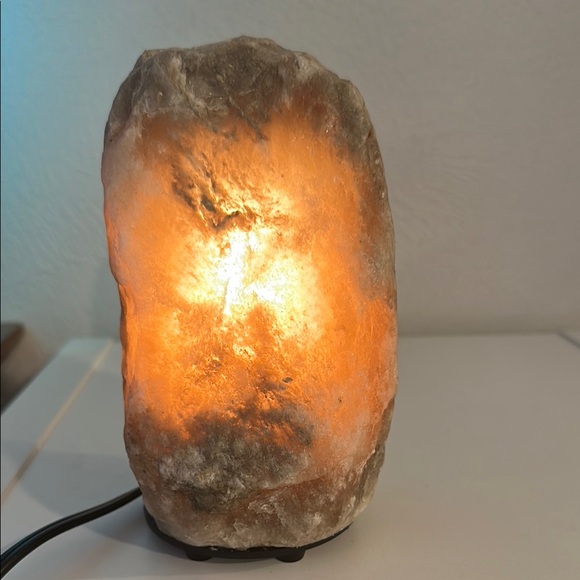 Accents | Natural Grey Himalayan Salt Lamp | Poshmark